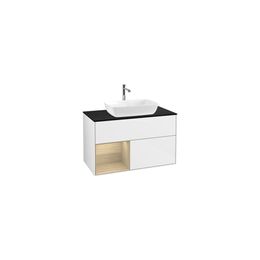 Villeroy & Boch V&B Waschtischunterschrank Finion 100, Pl bla m, Reg Oa ven, glo wh. Lac ; Villeroy & Boch (F772PCGF)