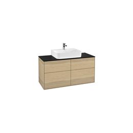 Villeroy & Boch V&B Waschtischunterschrank Finion 120x60,3cm, Abd.-Pl. bla m, Oak Veneer ; Villeroy & Boch (F13200PC)