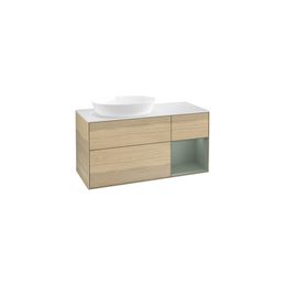 Villeroy & Boch V&B Waschtischunterschrank Finion 120cm, Pl wh. m, Reg Oli. m Lac, Oa ven ; Villeroy & Boch (FA51GMPC)
