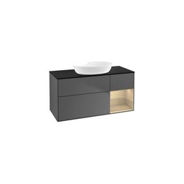 Villeroy & Boch V&B Waschtischunterschrank Finion 120cm, Pl bla m, Reg Oa ven, Anthrac. m ; Villeroy & Boch (FA72PCGK)