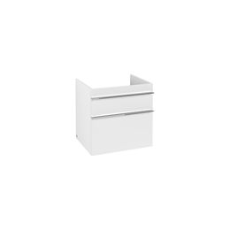 Villeroy & Boch V&B Waschtischunterschrank Venticello 60,3x59x50,2cm, Griff Chrom, white matt ; Villeroy & Boch (A92401MS)