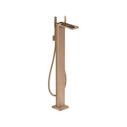 Hansgrohe Wannen-Einhebelmischer Axor MyEdition A 196mm, boden, o. Pl., brush. r gol (47442310)