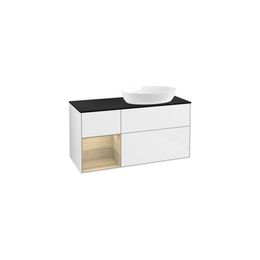 Villeroy & Boch V&B Waschtischunterschrank Finion 120cm, Pl bla m, Reg Oa ven, glo wh. Lac ; Villeroy & Boch (FA42PCGF)