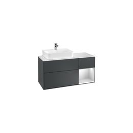 Villeroy & Boch V&B Waschtischunterschrank Wandbeleuchtung Finion 120cm, Pl w m, Rg l w m La, md bl. m Lac ; Villeroy & Boch (G151MTHG)