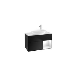 Villeroy & Boch V&B Waschtischunterschrank Finion 100, Pl w m, Reg glo wh. Lac, bla m Lac ; Villeroy & Boch (F901GFPD)