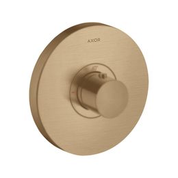 Hansgrohe Fertigset ShowerSelect HF UP-Thermostat, rund, brushed bronze (36721140)