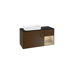 Villeroy & Boch V&B Waschtischunterschrank Wandbeleuchtung Finion 120cm, Pl bla m, Reg re Oa ven, wal ven ; Villeroy & Boch (G282PCGN)