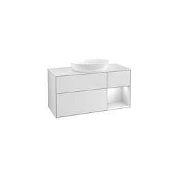Villeroy & Boch V&B Waschtischunterschrank Finion 120cm, Pl w m, Reg wh. m Lac, wh. m Lac ; Villeroy & Boch (FA71MTMT)