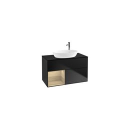 Villeroy & Boch V&B Waschtischunterschrank Finion 100, Pl bla m, Reg Oa ven, bla m Lac ; Villeroy & Boch (F892PCPD)