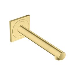 Hansgrohe Elektronischer Waschtischmischer Axor Uno UP, Ausladung 221mm, brushed brass (45111950)
