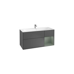 Villeroy & Boch V&B Waschtischunterschrank Wandbeleuchtung Finion 119,6x59,1cm, Rg r Ol m Lac, Anthrac. m ; Villeroy & Boch (G070GMGK)