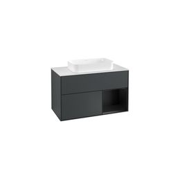 Villeroy & Boch V&B Waschtischunterschrank Wandbeleuchtung Finion 100, Pl w m, Rg r b m Lac, md bl. m Lac ; Villeroy & Boch (G251PDHG)