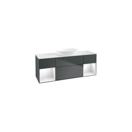 Villeroy & Boch V&B Waschtischunterschrank Finion 160cm, Pl w m, Rg g w Lac, md bl. m Lac ; Villeroy & Boch (FD01GFHG)