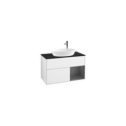 Villeroy & Boch V&B Waschtischunterschrank Finion 100, Pl b m, Rg A m Lac, glo wh. Lac ; Villeroy & Boch (F902GKGF)
