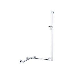 KEUCO Duschhandlauf Plan Care m BrSt, r/l pos., 797/880/1265mm, AL si- (34908176611)