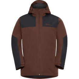 Jack Wolfskin Jasper Insulated Herren wasserdichte Winterjacke dunkelbraun XXXL - Herrenjacken