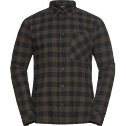 Jack Wolfskin Lite Flannel Herren Flanellhemd gr&uuml;n L - Herrenshirts, -hemden & -pullover