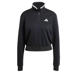 adidas Sportswear Sportsweatshirt 'Essentials' Damen Gr&ouml;&szlig;e M schwarz / wei&szlig;
