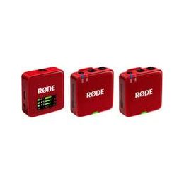 RODE MICROPHONES Wireless GO (Gen 3), Mikrofon rot