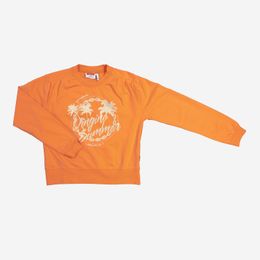 Vingino Orangefarbenes Sweatshirt mit Palmenmotiv