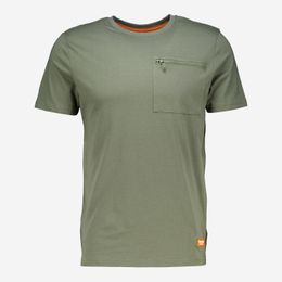 Bench Olivgrünes T-Shirt mit Brusttasche