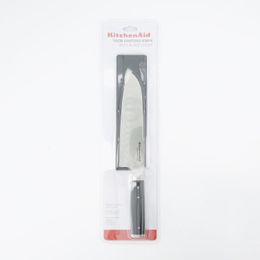 KitchenAid Santoku-Messer aus Stahl mit schwarzem Griff 18cm