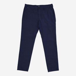Gardeur Schwarzblaue Chinos mit Karomuster