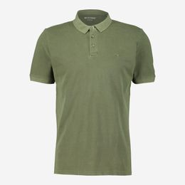 Mustang Grünes Pablo Poloshirt mit Logo-Detail