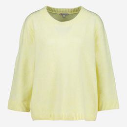 Street One Gelber Pullover mit Melange-Muster