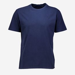 Clean Cut Copenhagen Dunkelblaues Mason T-Shirt mit Logo-Detail