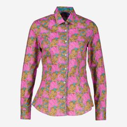 GANESH Mehrfarbige Hemdbluse aus Liberty-Stoff mit Blumenmuster
