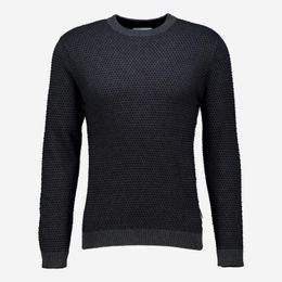 Only & Sons Schwarzer strukturierter Pullover
