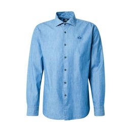 La Martina Button Up Shirt male Blue size L