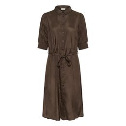 Kaffe Blusenkleid 'Emine' Damen Gr&ouml;&szlig;e 38 sepia Winterkleid