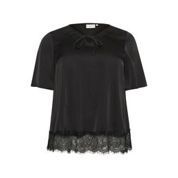 Kaffe Curve Bluse 'Hilla Lace' Damen Gr&ouml;&szlig;e 4XL schwarz