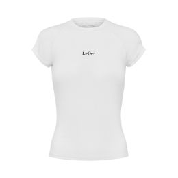 LeGer by Lena Gercke T-Shirt 'Tayra' Damen Gr&ouml;&szlig;e L schwarz / wei&szlig;