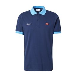 Ellesse Poloshirt 'Lessepsia' Herren Gr&ouml;&szlig;e XXL himmelblau / dunkelblau / orange / wei&szlig;