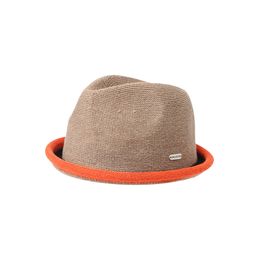 Chillouts Hut 'Boston' Herren Gr&ouml;&szlig;e 60/61 cappuccino / orange