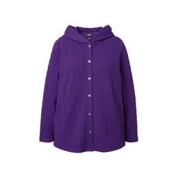 Ulla Popken Zip-Up Hoodie female Purple size 50-52