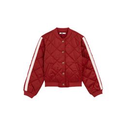 WE Fashion &Uuml;bergangsjacke M&auml;dchen Gr&ouml;&szlig;e 122/128 rot