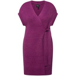 Ulla Popken Knit Cardigan female Purple size 42-44