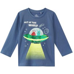 Topolino Jungen Langarmshirt mit Wendepailletten