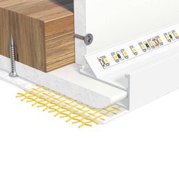 EVN Lichttechnik EVN APTBH Alu-Profil deckengerichtet 200cm wei&szlig;