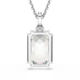 Kette mit Anhänger Swarovski "Schmuck Geschenk Millenia Halskette", silber (metallfarben, kristallweiß), Halsketten, Damen, Metall, mit Swarovski Kristall