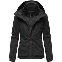 Marikoo Jacke 'Erdbeere' Damen Gr&ouml;&szlig;e XL schwarz / wei&szlig;