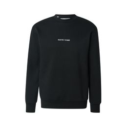 Selected Sweatshirt 'SLHDAN' Herren Gr&ouml;&szlig;e XL schwarz / wei&szlig;