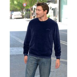 Sweatshirt Catamaran, Herren, Gr. 64/66, blau (marine), 80% Baumwolle, 20% Polyester, unifarben, Rundhals, Sweatshirts