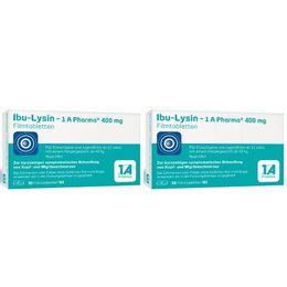 IBU-LYSIN 1A Pharma 400 mg Filmtabletten Set (2x 50St) 2 St