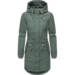 PEAK TIME Regenjacke 'L60042' Damen Gr&ouml;&szlig;e XXXL gr&uuml;n
