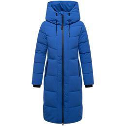 Navahoo Mantel 'Schokokuss XIV' Damen Gr&ouml;&szlig;e XL blau Wintermantel